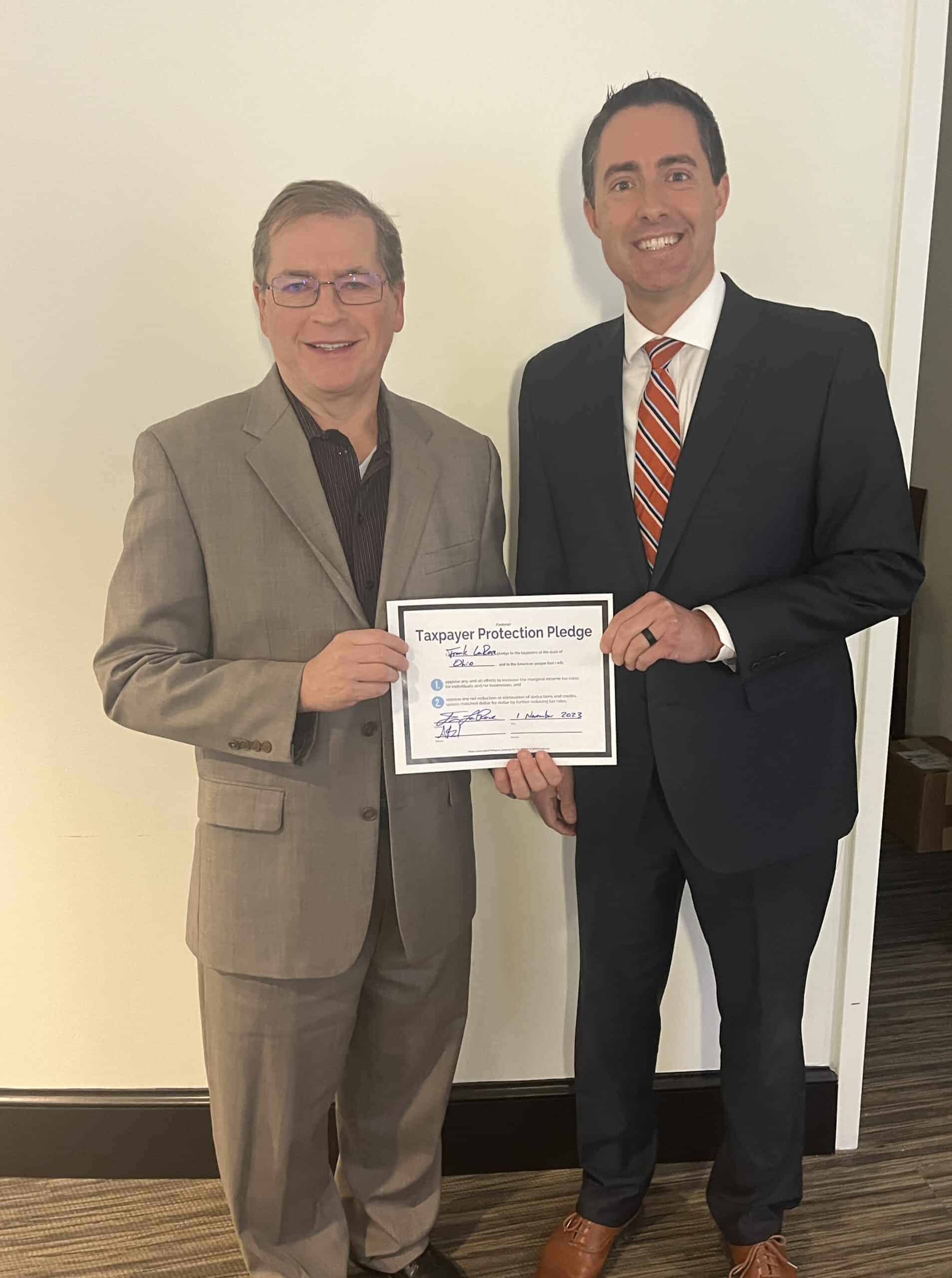 Frank LaRose Makes “No New Taxes” Promise to Voters in OH U.S. Senate ...